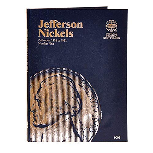 Whitman U.S. Jefferson Nickel Coin Folder 1938-1961 Vol. 1 #9009