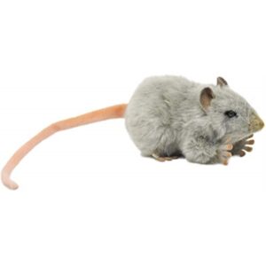 hansa mouse plush, gray, 36 months to 1200 months