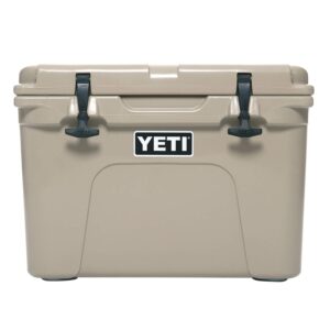 yeti tundra 35 cooler, desert tan