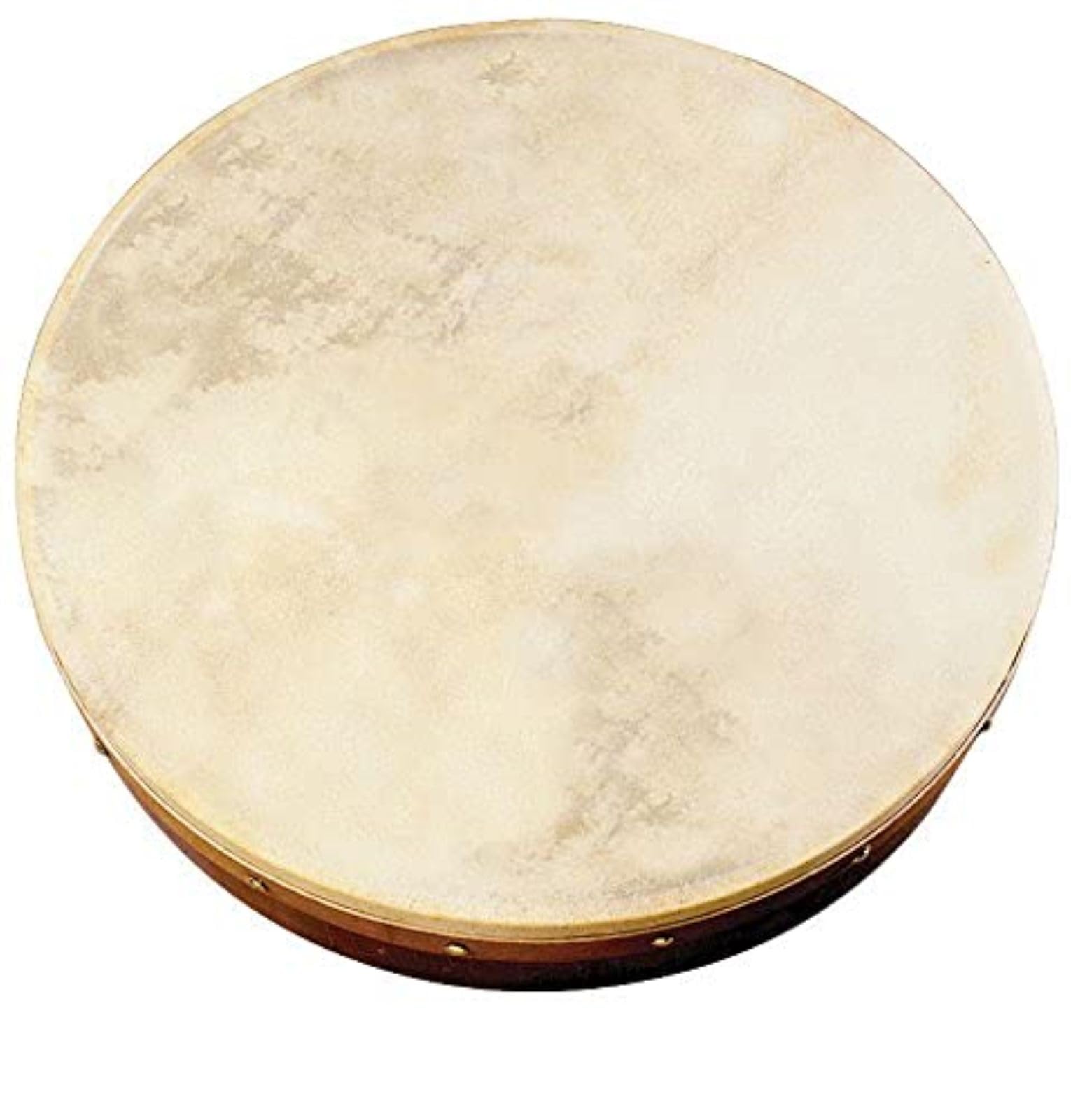 Waltons Bodhrán 18" (Standard Brown) - Handcrafted Irish Instrument - Crisp & Musical Tone - Hardwood Beater Included w/Purchase