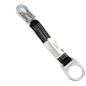 miller by honeywell 8928-z7/18inbk miller d-ring extension, 18" snap hook & d-ring