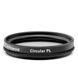 polaroid optics 55mm multi-coated circular polarizer filter [cpl] for ‘on location’ color saturation, contrast & reflection control– compatible w/ all popular camera lens models