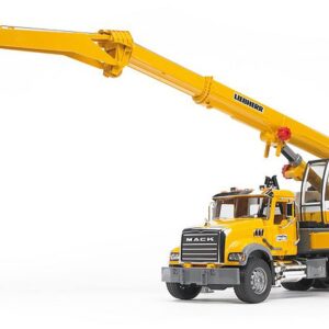 Bruder 02818 Mack Granite Liebherr Crane Truck