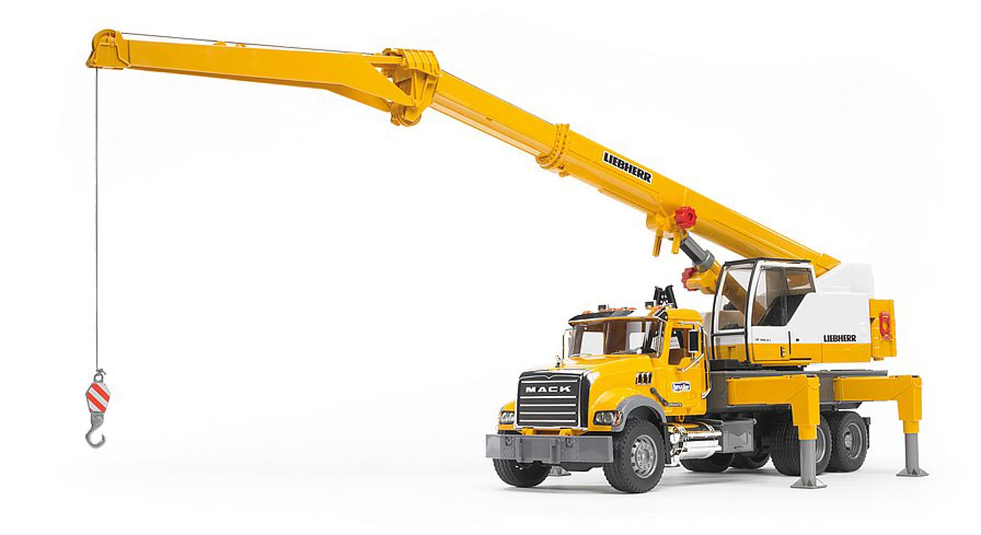 Bruder 02818 Mack Granite Liebherr Crane Truck