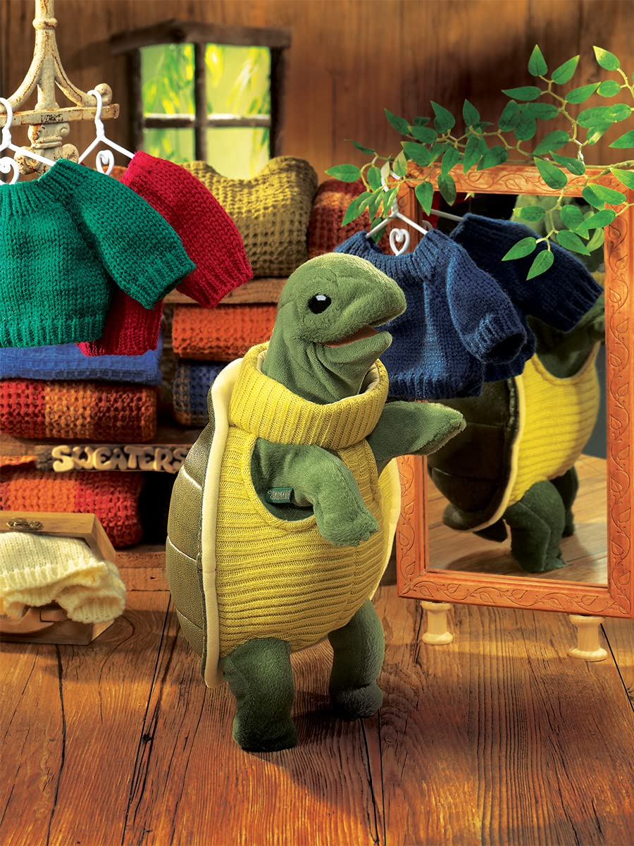 Folkmanis Turtleneck Turtle Hand Puppet