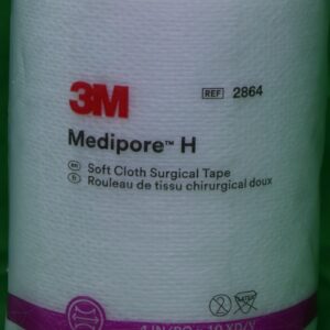 3M Medipore H Soft Cloth Surgical Tape - 4" wide by 10 yards (3 Rolls)