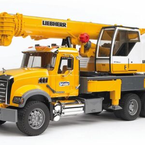 Bruder 02818 Mack Granite Liebherr Crane Truck