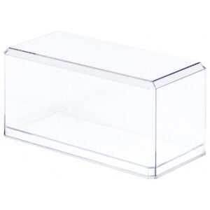 pioneer plastics 1/32 clear plastic display case - stackable