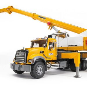 Bruder 02818 Mack Granite Liebherr Crane Truck