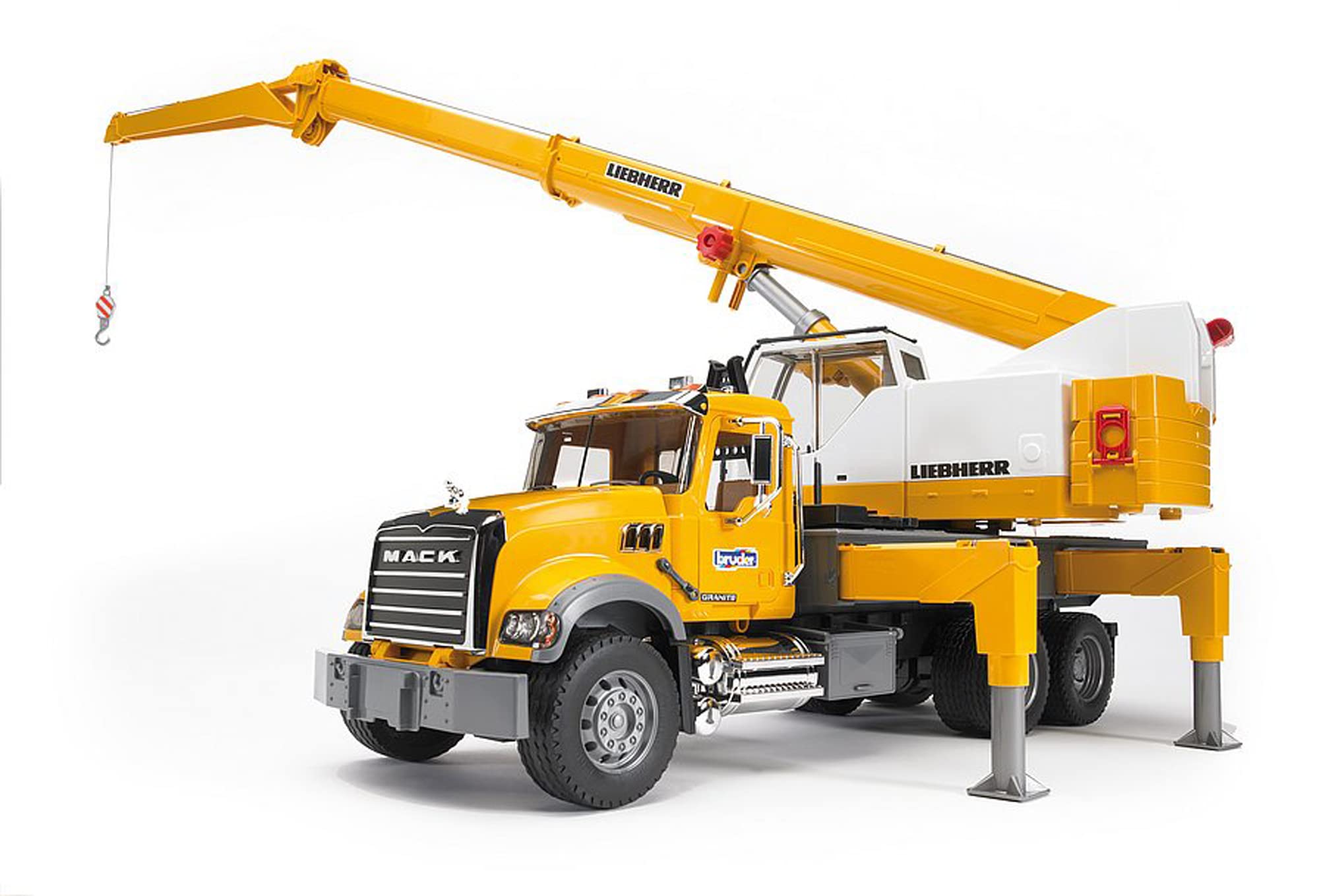 Bruder 02818 Mack Granite Liebherr Crane Truck