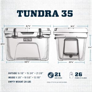 YETI Tundra 35 Cooler, Desert Tan