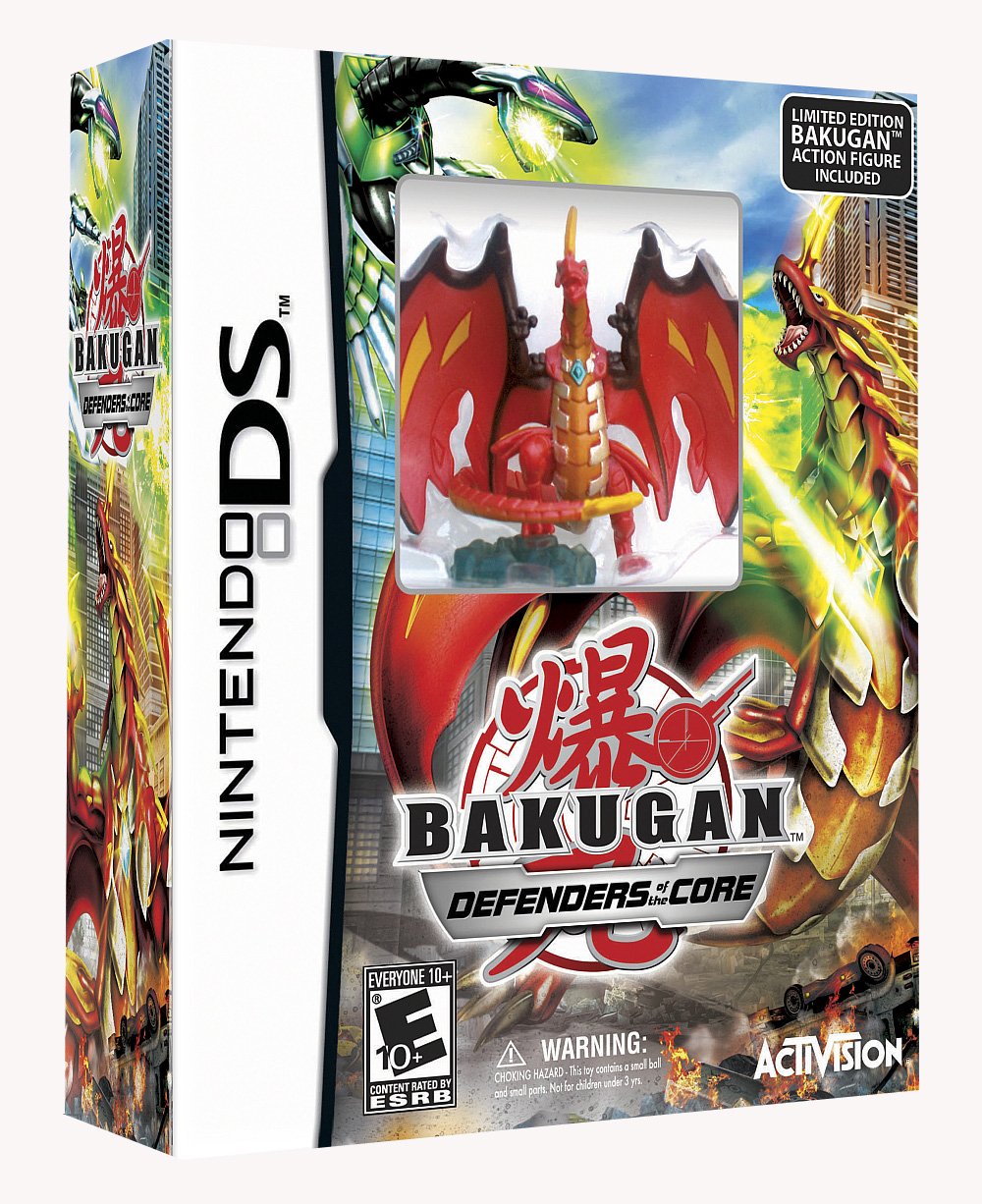 Bakugan Battle Brawlers: Defenders of the Core with Limited Edition Bakugan Action Figure(May Vary) - Nintendo DS