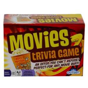 outset media movies trivia game - fun cinema question based game featuring 1200 trivia questions - ages 12+