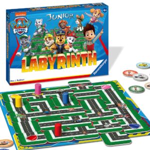 Ravensburger PAW Patrol Labyrinth Junior Game | Engaging Brain Teaser for Kids Ages 4 and Up | Classic Moving Maze Puzzle Game | Featuring Beloved PAW Patrol Characters