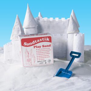 Sandtastik Sparkling White Play Sand, 25 lb (11.3 kg) - Fill Sandboxes, Sand Trays, Sensory Tables, Water Tables! Scoop, Mold & Pour This Premium Non-Toxic Sand