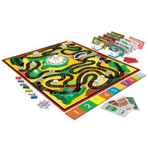 The Game Of Life With 1960 Artwork & Gameplay, Winning Moves Games USA, Classic Game: Original 1960's Version, Spinner, Mountains, Insurance, Career Options, Marriage, etc. 2-6 Players Age 10+