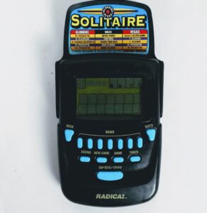 radica klondike/vegas solitaire handheld game model# 3620 cs5ba