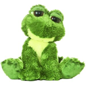 Aurora® Enchanting Dreamy Eyes™ Fantabulous Frog™ Stuffed Animal - Captivating Gaze - Whimsical Charm - Green 10 Inches