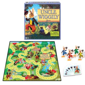 uncle wiggily by winning moves games usa, the classic child's first reading game, for 2 to 4 players, ages 4+