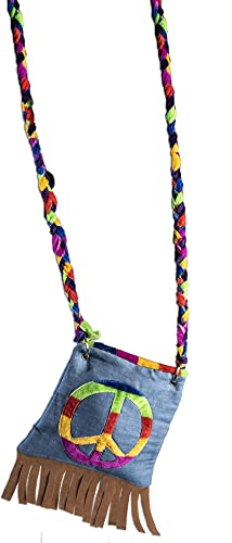 Forum Novelties Hippie Handbag Costume Accessory, As Shown