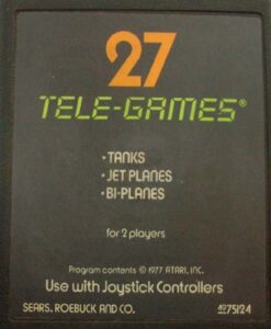 tele-games 27 tank-plus (atari 2600)