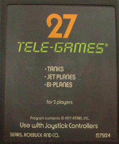 Tele-games 27 Tank-plus (Atari 2600)