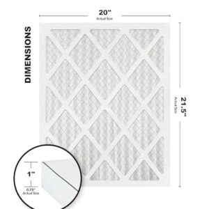 Accumulair Platinum 20x21.5x1 (Actual Size) MERV 11 Air Filter/Furnace Filters (4 pack)