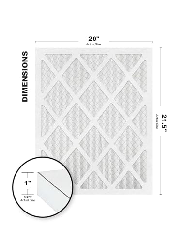 Accumulair Platinum 20x21.5x1 (Actual Size) MERV 11 Air Filter/Furnace Filters (4 pack)