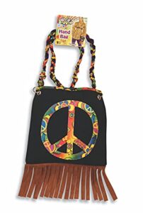 forum novelties hippie handbag costume accessory, as shown