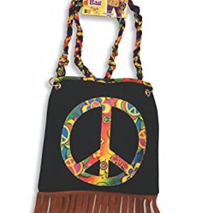 Forum Novelties Hippie Handbag Costume Accessory, As Shown