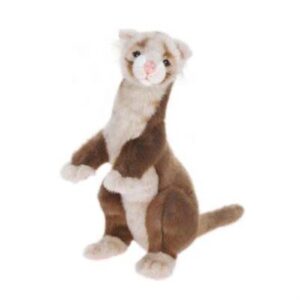 hansa ferret plush, brown