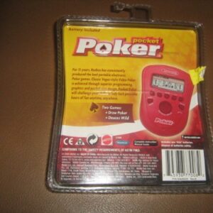 2006 Mattel, Inc. Radica Pocket Poker Draw Poker & Deuces Wild LCD Handheld #17008