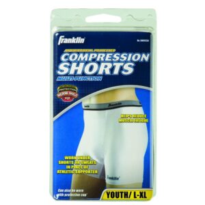 franklin sports-youth compression shorts- small/medium