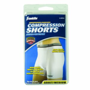 franklin sports adult compression shorts- x-large