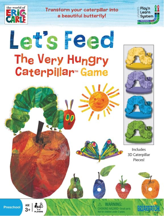 Briarpatch Let's Feed The Very Hungry Caterpillar Game, Brown