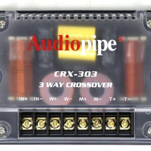 Audiopipe 3 Way Crossover CRX-303 300 Watts Passive Crossover Car Audio 4 Ohm