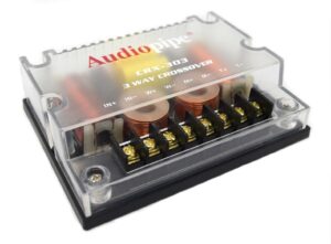 audiopipe 3 way crossover crx-303 300 watts passive crossover car audio 4 ohm