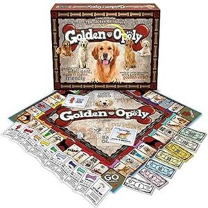 late for the sky golden retriever-opoly