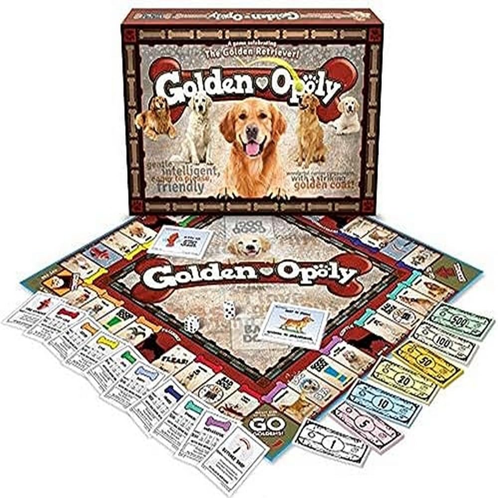 Late For the Sky Golden Retriever-opoly