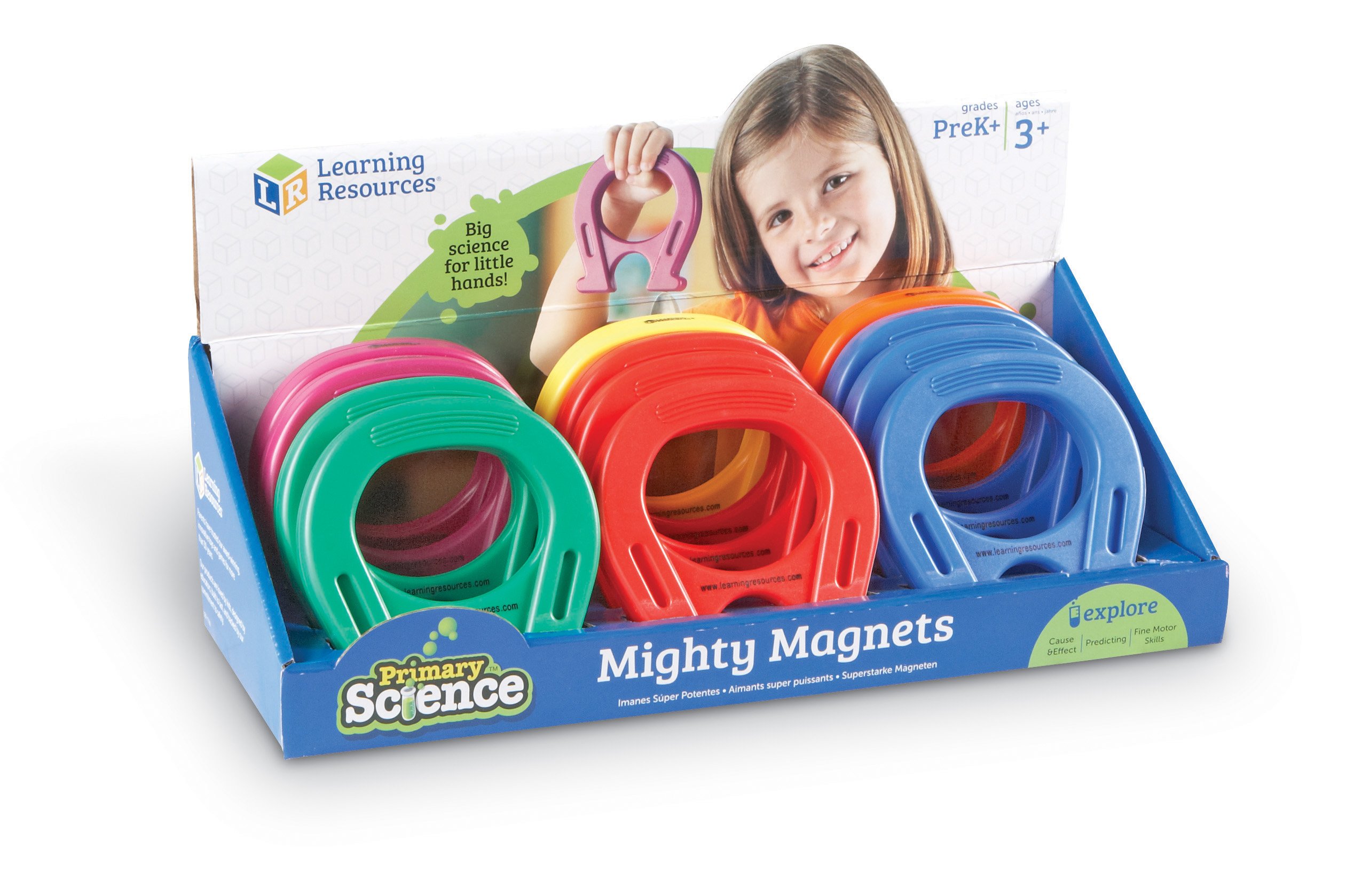 Learning Resources Horseshoe-Shaped Magnets, Set of 12