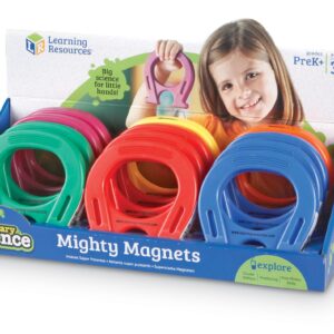 Learning Resources Horseshoe-Shaped Magnets, Set of 12