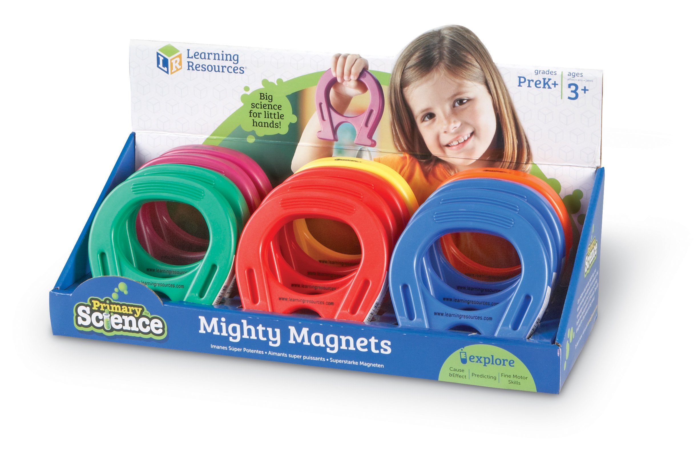 Learning Resources Horseshoe-Shaped Magnets, Set of 12