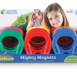 Learning Resources Horseshoe-Shaped Magnets, Set of 12