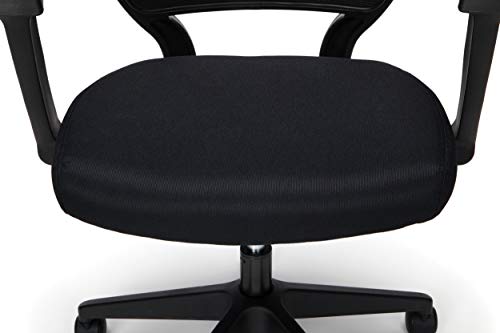 HON Mesh Mid-Back Task Chair, 41" x 26.3" x 35.3", Black