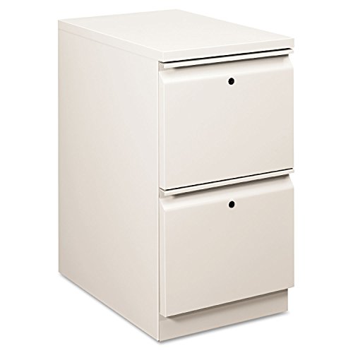 HON 18823RQ Flagship Mobile File/File Pedestal, Full Radius Pull, 22-7/8d, Light Gray