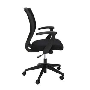 HON Mesh Mid-Back Task Chair, 41" x 26.3" x 35.3", Black