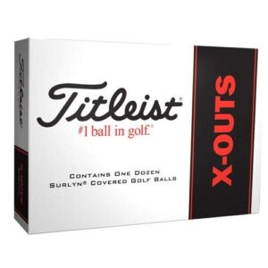 Titleist X-outs One Dozen Golf Balls