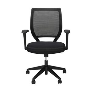 HON Mesh Mid-Back Task Chair, 41" x 26.3" x 35.3", Black