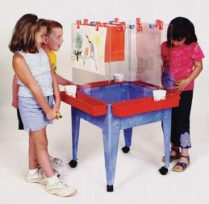 ray s13824 youth 4 station space saver easel