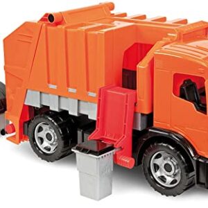 Lena Ksmtoys Construction Toys Powerful Giants Toy Garbage Truck with Garbage and Recycle Bin and Dumpster in Yellow and Black Toys for Boys or Girls Age 3+